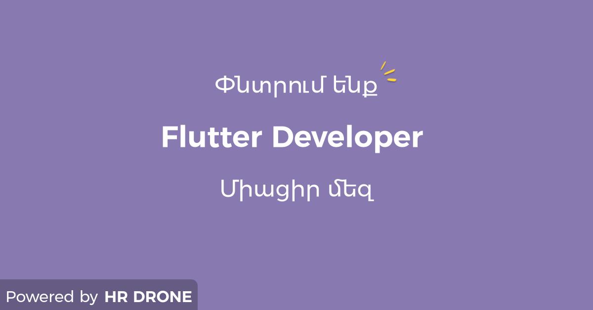 Flutter Developer - M-One | HR Drone